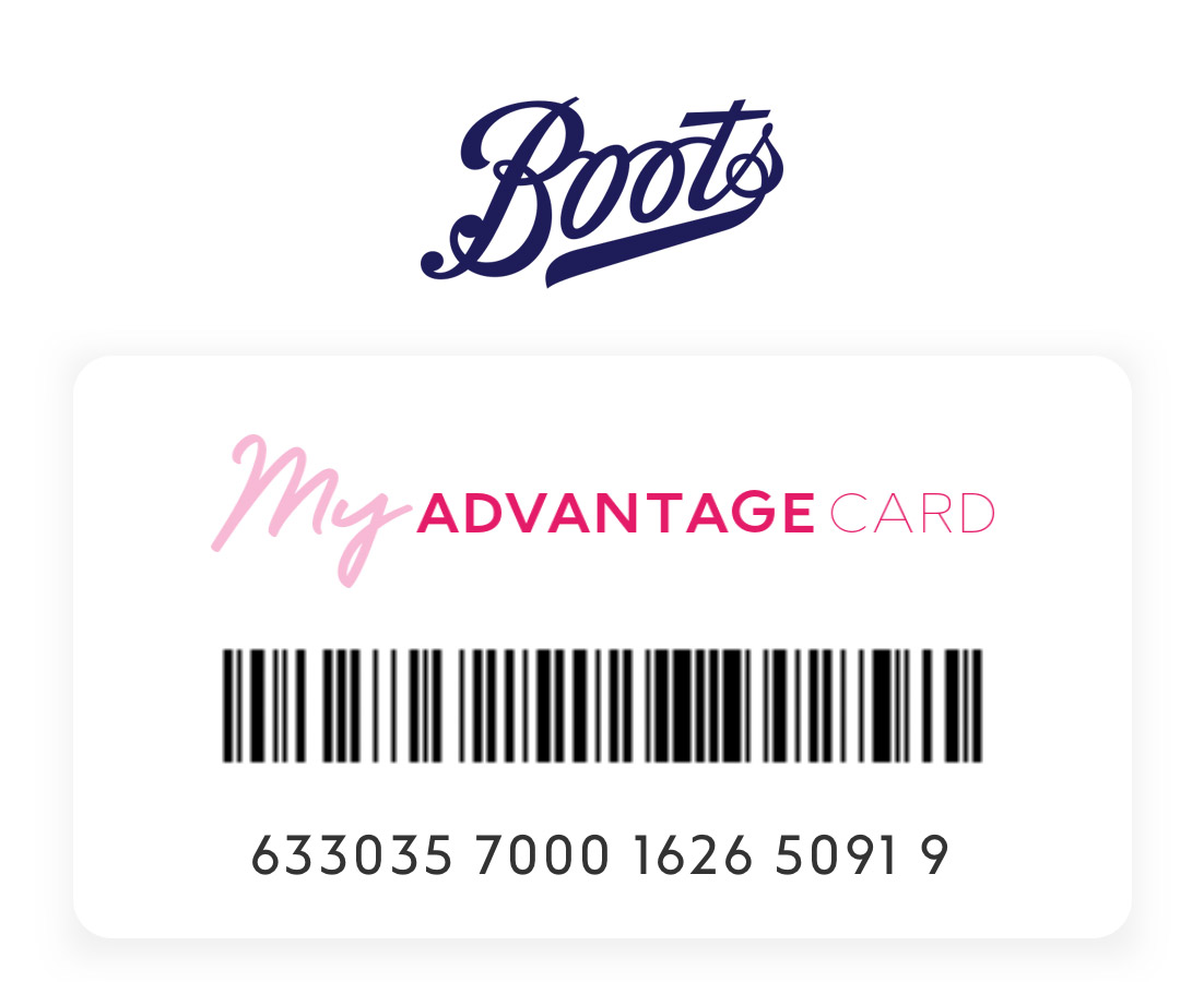 Boots Advantage Card Barcode QR picture