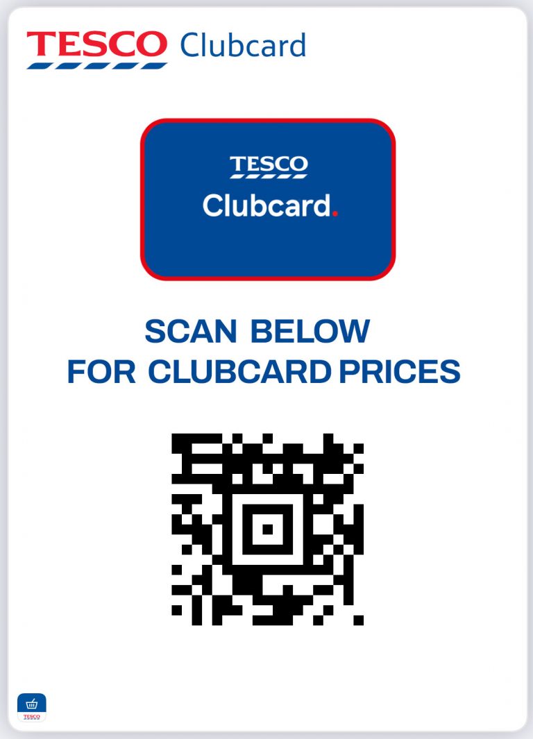 Tesco Clubcard Barcode QR code picture