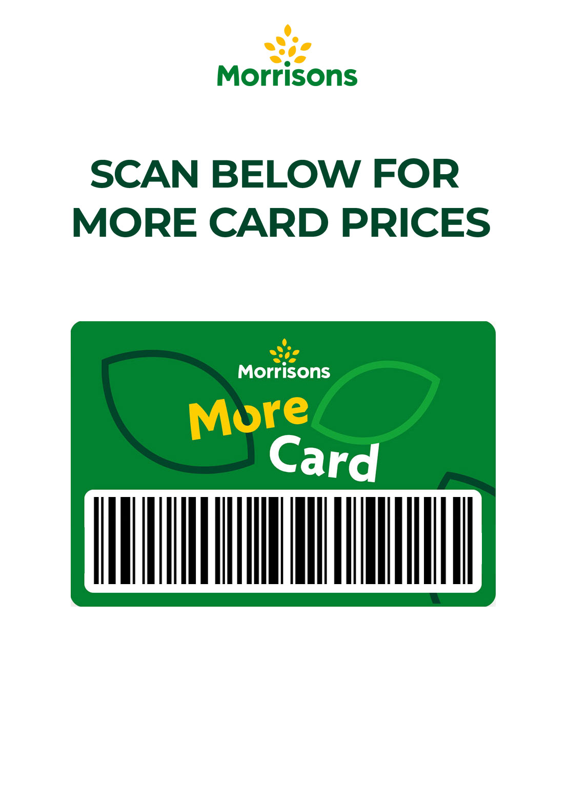 Morrisons More Card Barcode Screenshot Picture QR