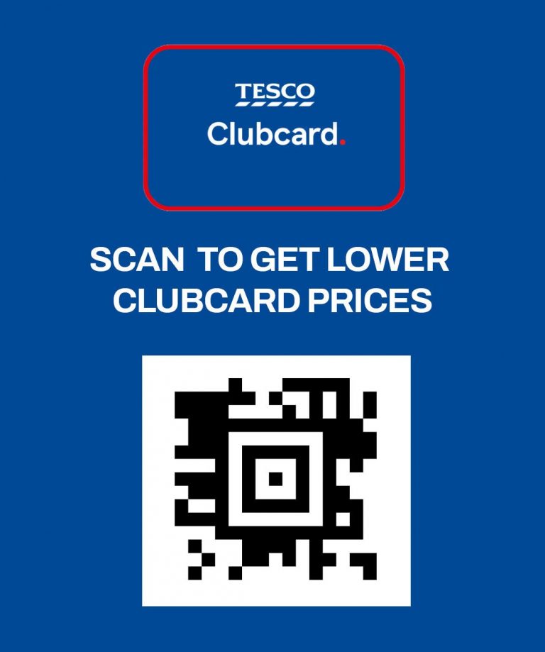 Tesco Clubcard Barcode QR code picture