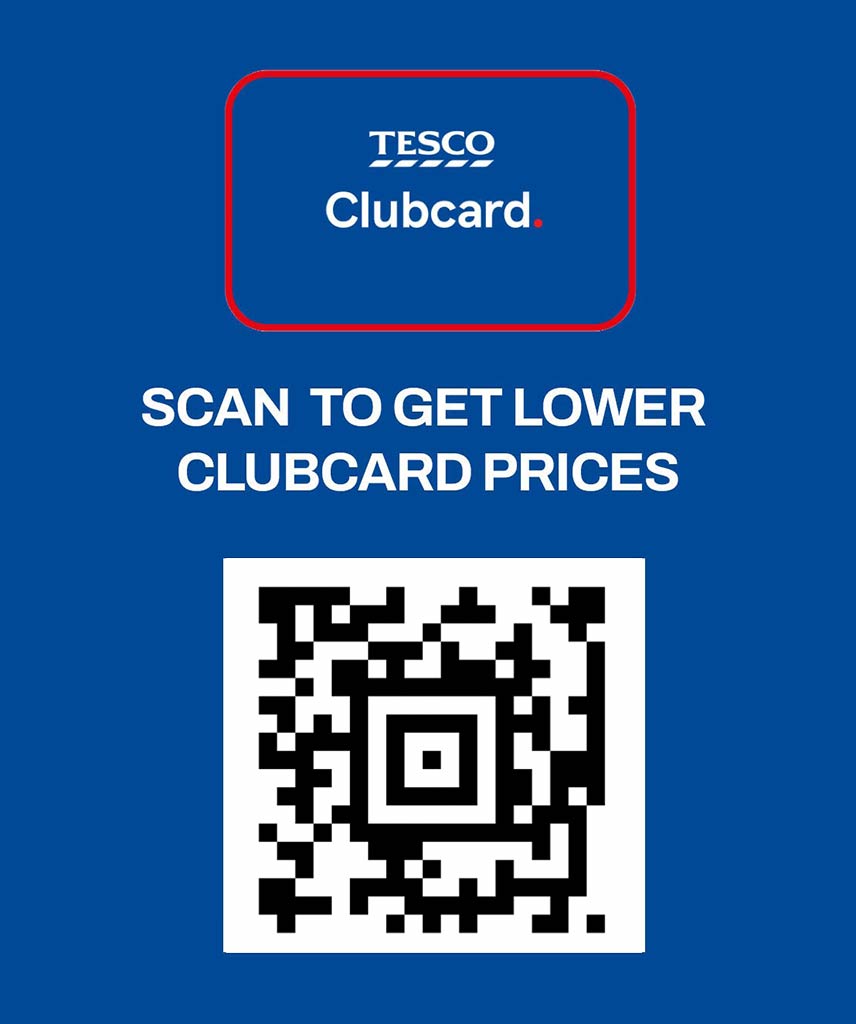 Tesco Clubcard Barcode QR code picture